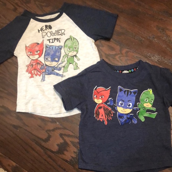 Shirts & Tops | 3t Pj Mask Tshirt Combo | Poshmark